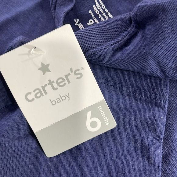 Carter's | One Pieces | Nwt Kids Carters Blue White Graphic Onesie 6m ...